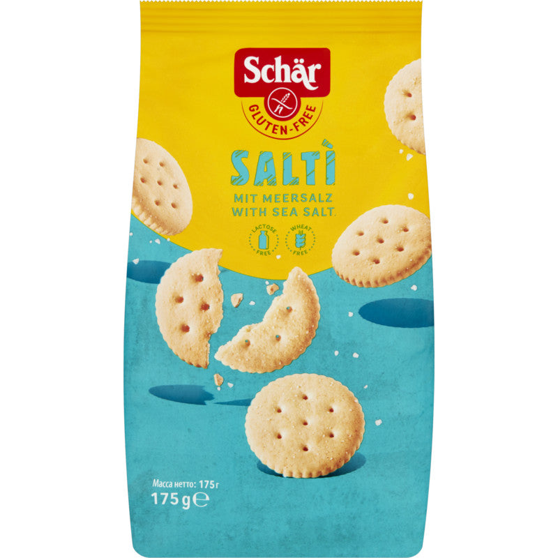 Schar Salti mini crackers 175gr glutenfree – Vegan Market HK