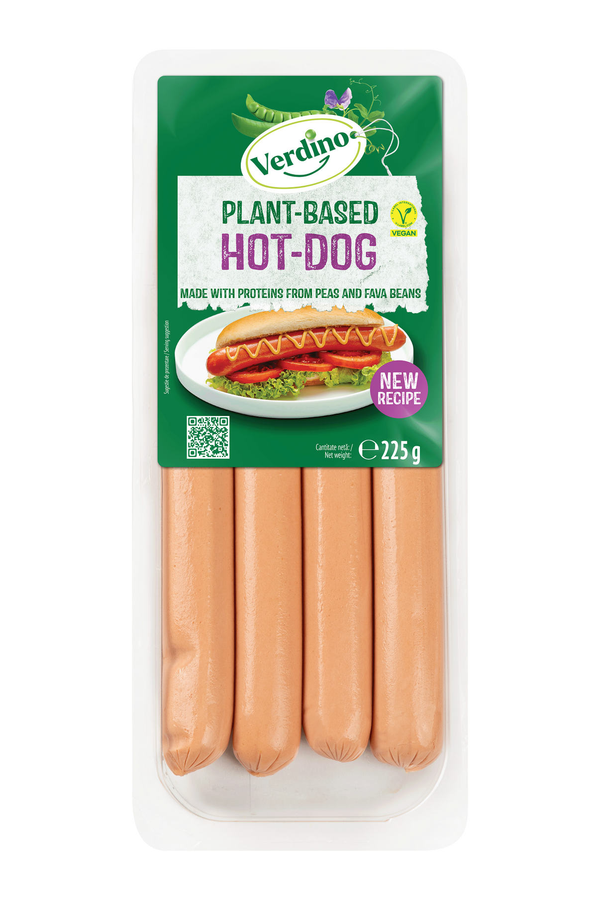 Verdino Hotdog sausages 225gr – Vegan Market HK